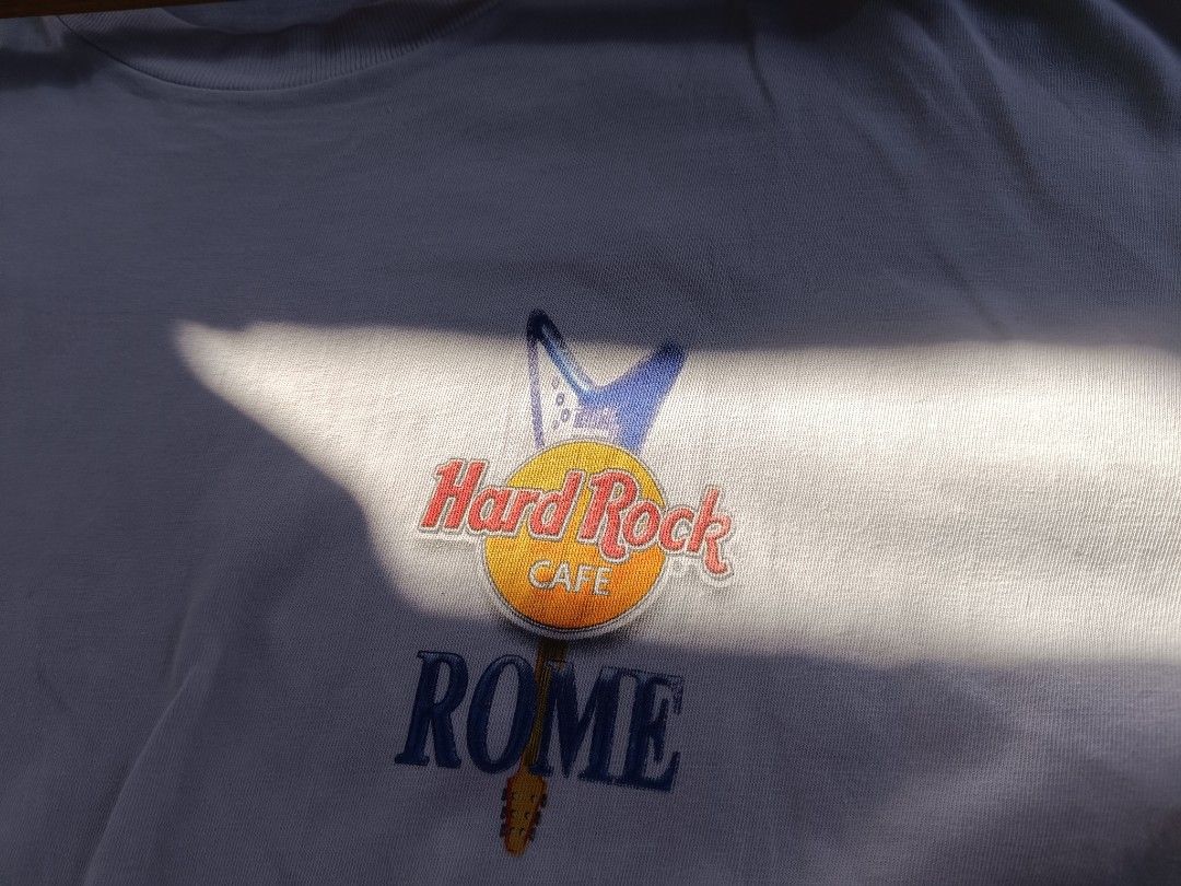 Hard Rock Rome, Men's Fashion, Tops & Sets, Tshirts & Polo Shirts on ...