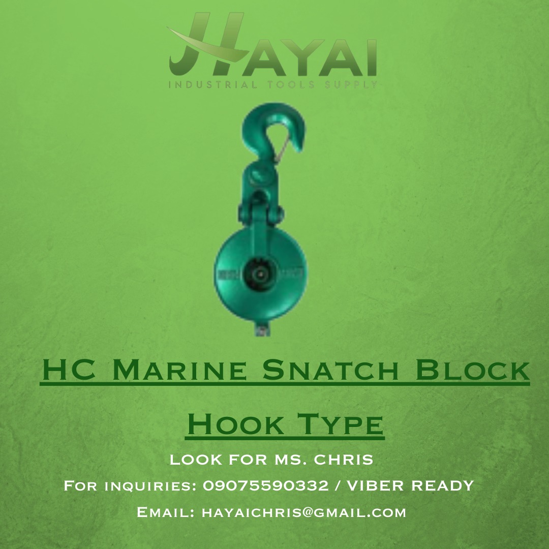 HC Marine Snatch Block Hook Type on Carousell