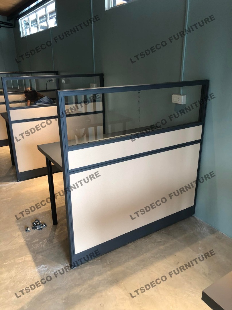 HIGH PANEL MODULAR PARTITION OFFICE FURNITURE AND PARTITION on Carousell