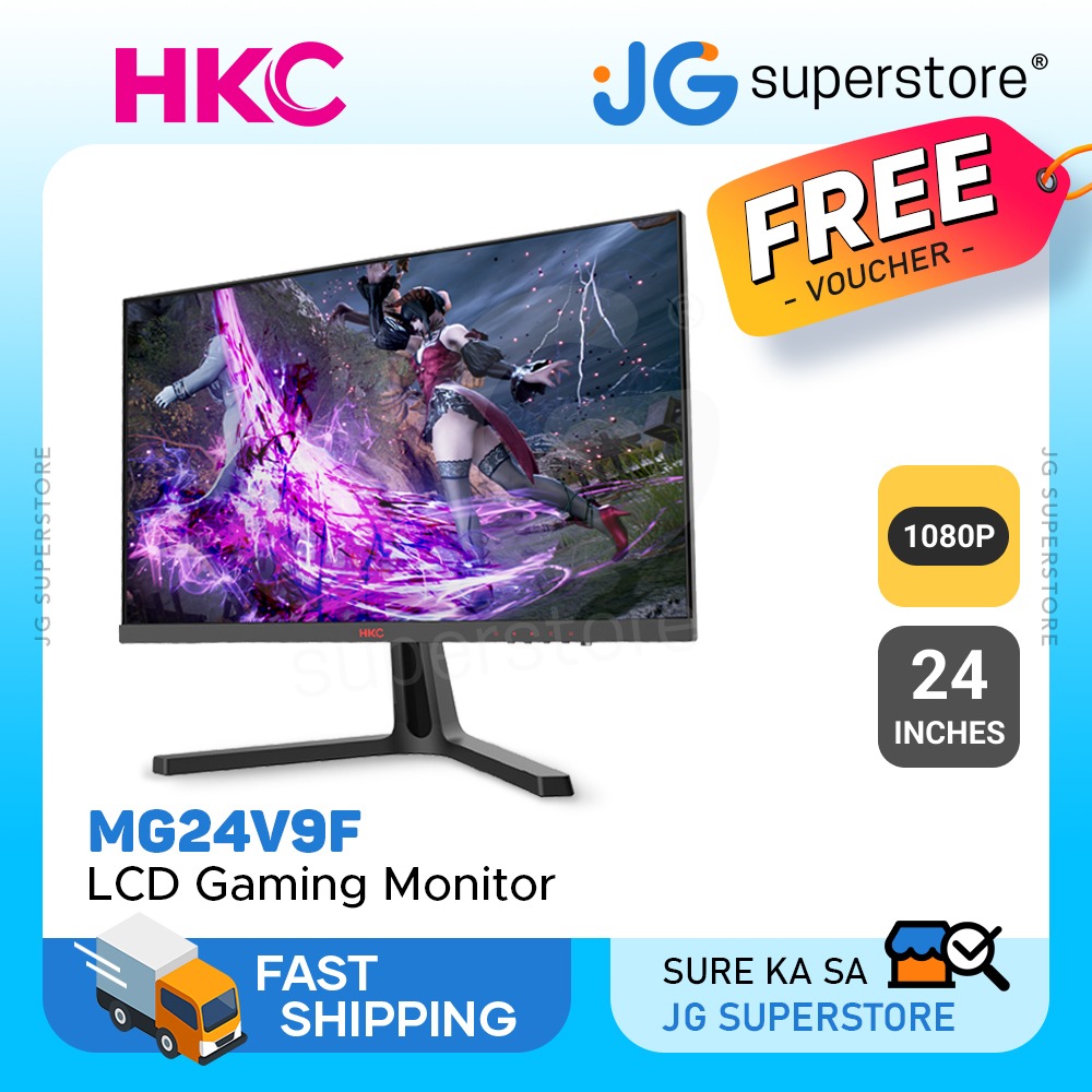 HKC MG24V9F 24" 1080p FHD 165Hz LCD Flat Screen Gaming Monitor with 1ms ...