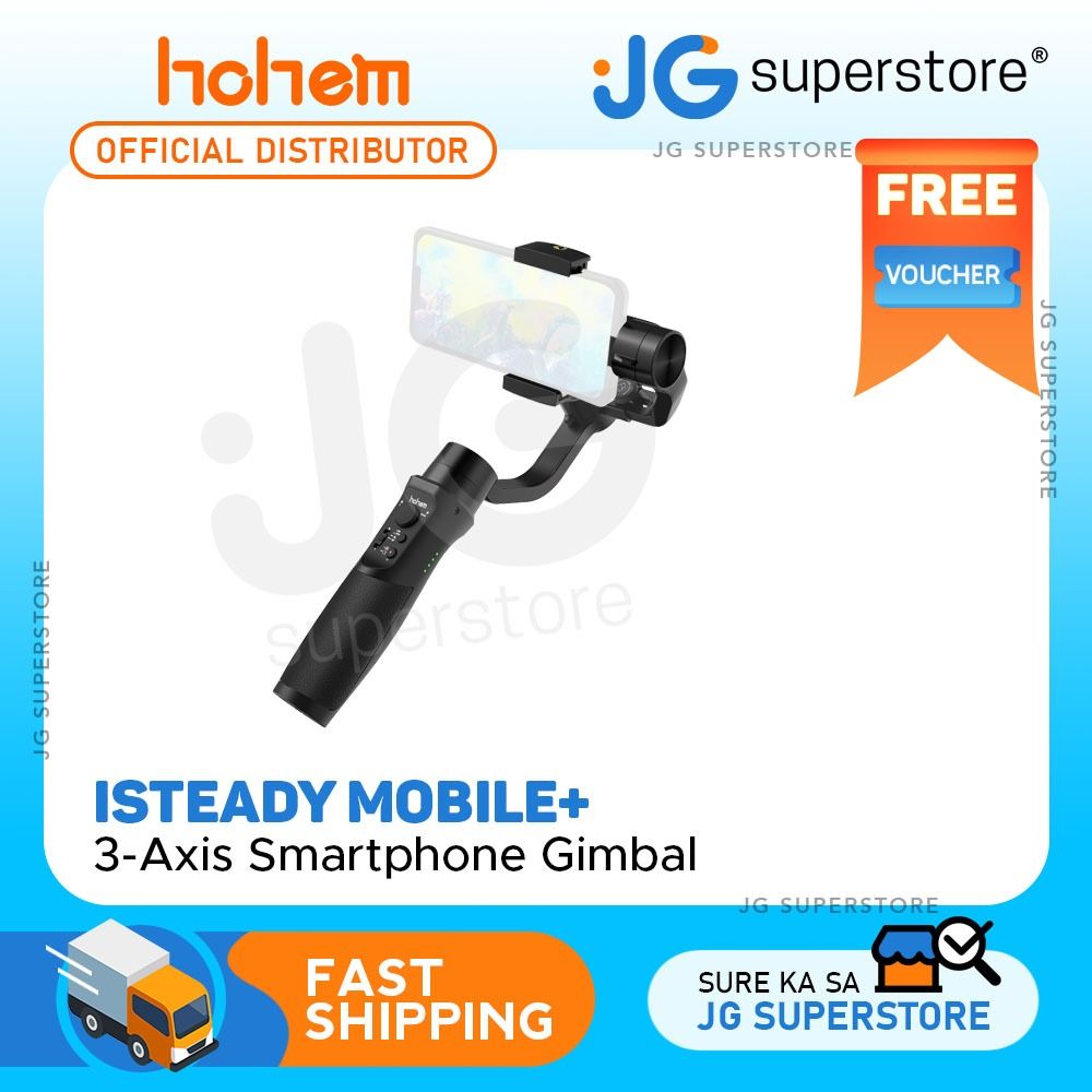Hohem iSteady Mobile+ Plus Lightweight 3-Axis Handheld Stabilizing Gimbal with 280g Max Payload ...