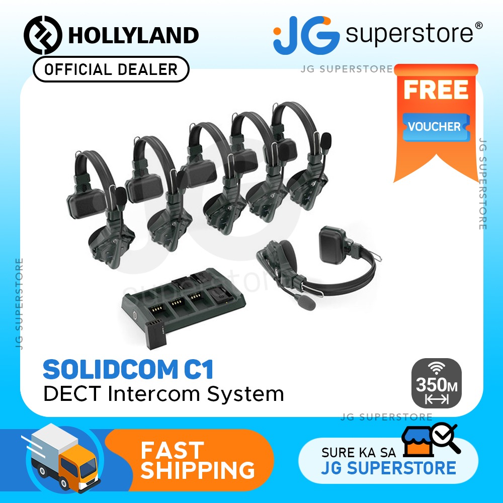 Hollyland Solidcom C1-6S | C1-4S 1.9 GHz Wireless Full Duplex DECT ...