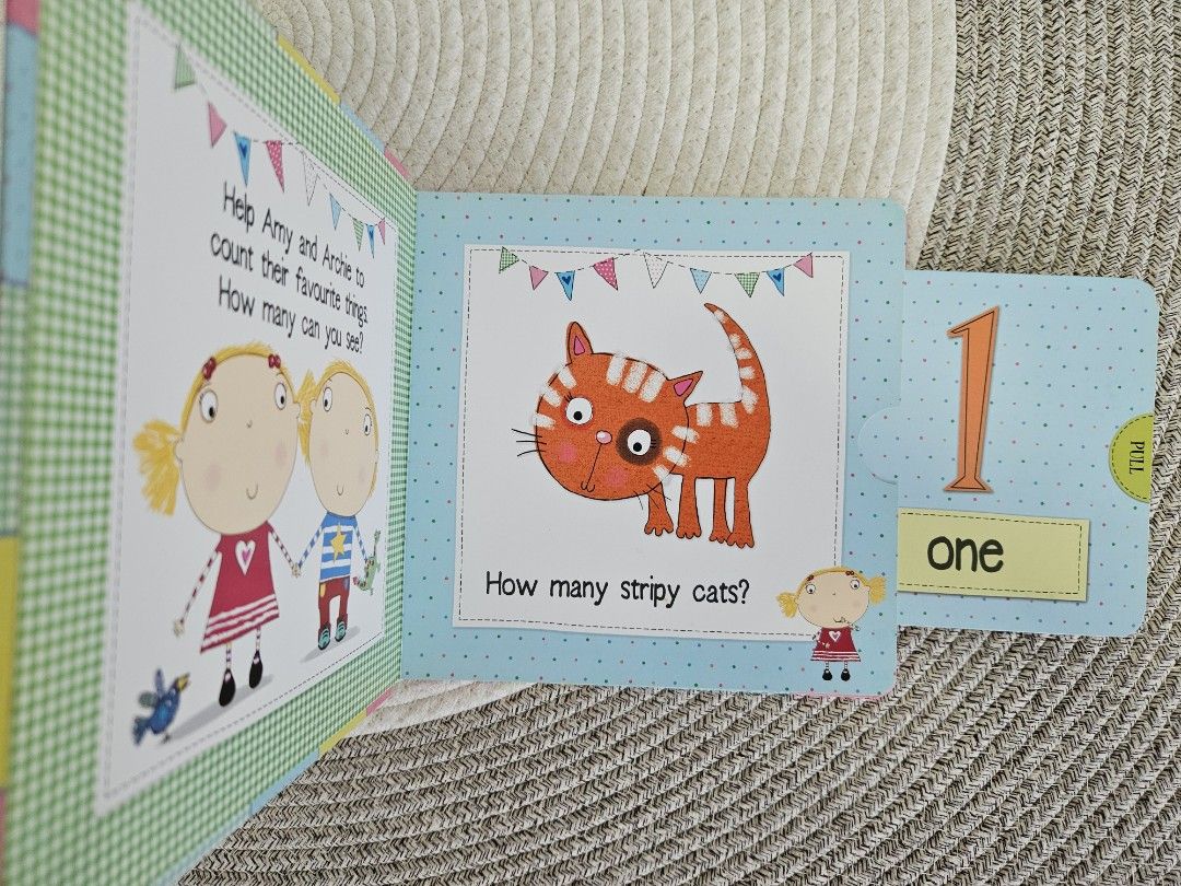 How Many? A Pull the Tab Counting Book for Children (Boardbook ...
