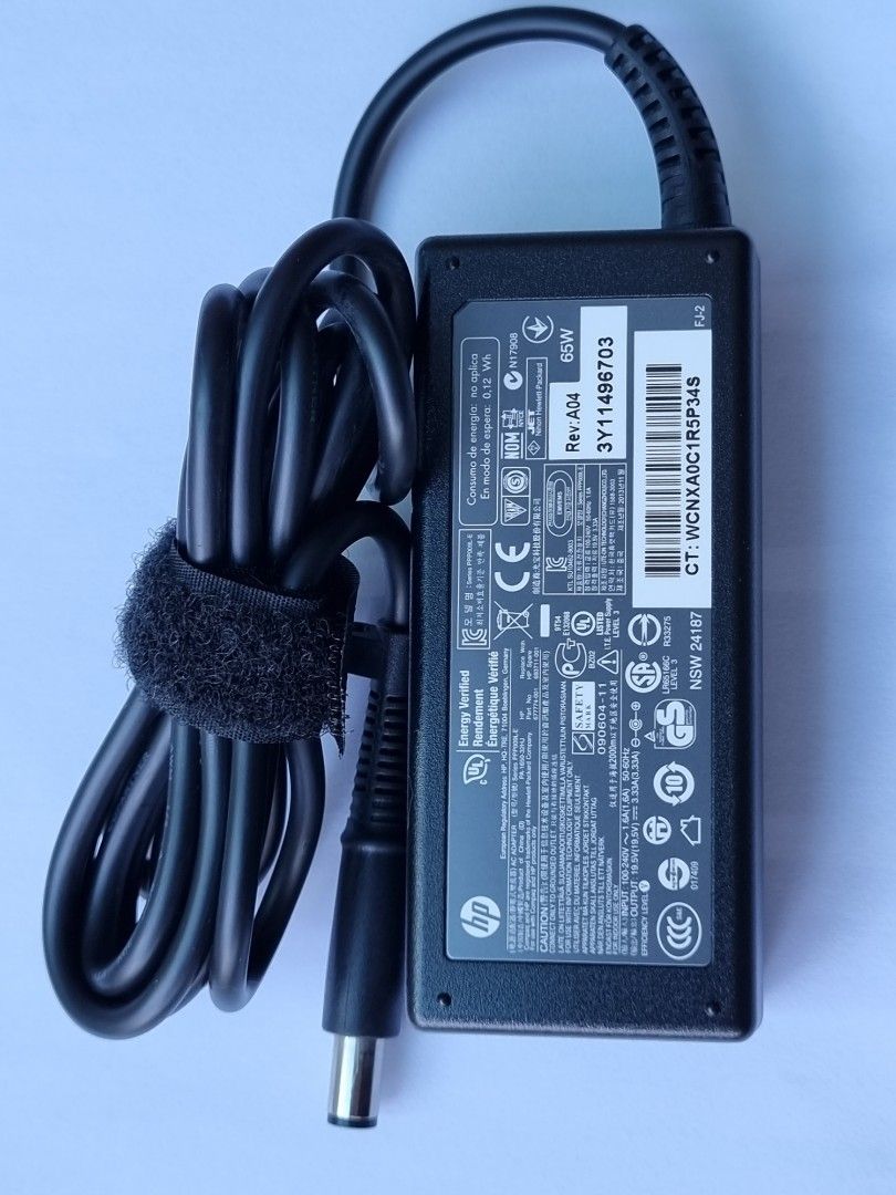 HP Laptop Charger 65W, Computers & Tech, Parts & Accessories, Chargers ...