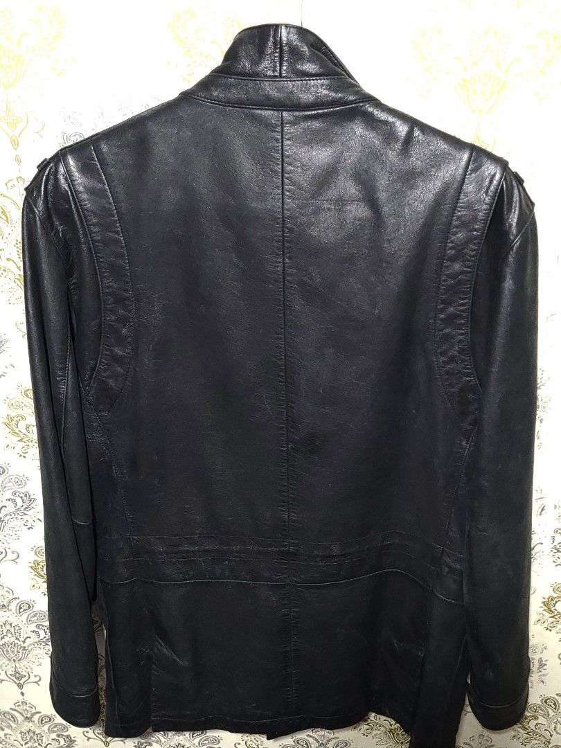 Hugo Boss Field Leather Jacket on Carousell