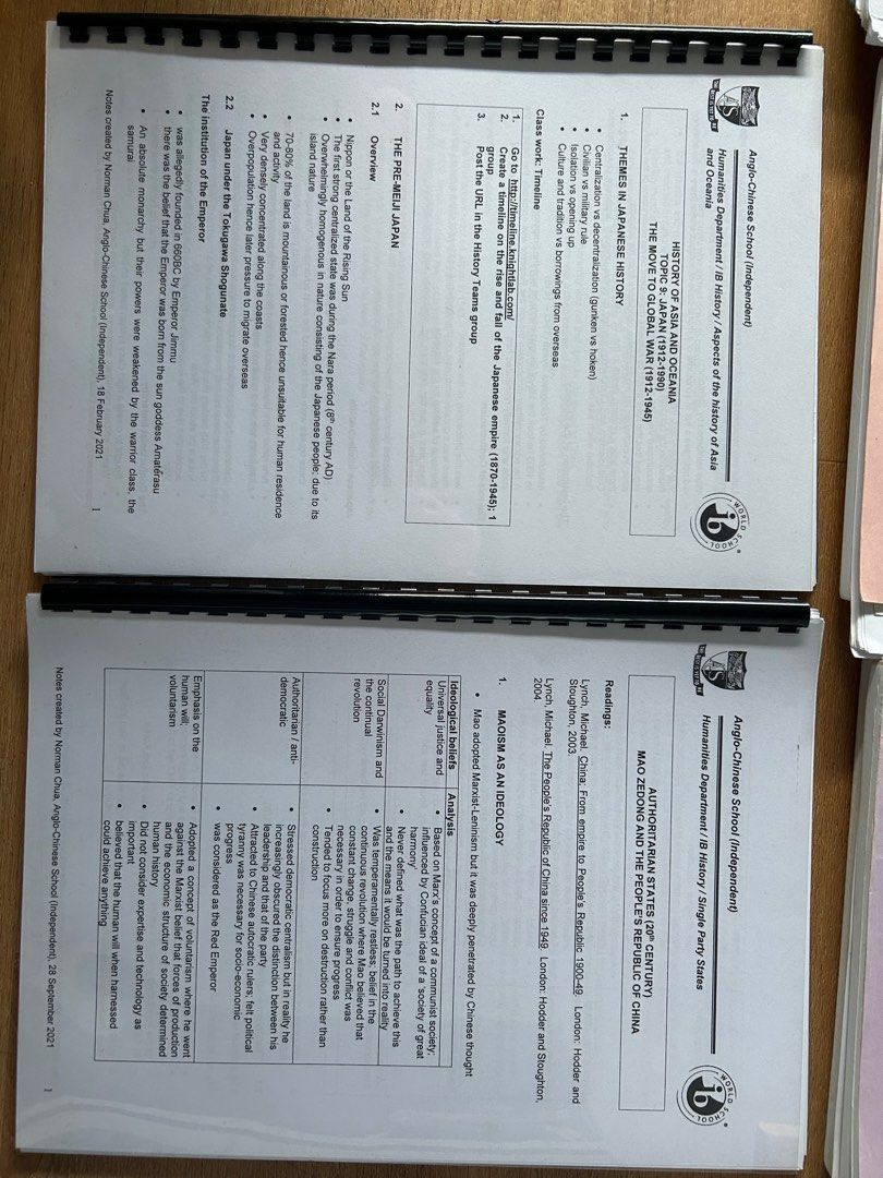 ibdp textbooks, notes, practice papers (acsi), Hobbies & Toys, Books ...