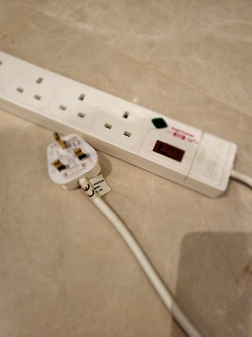 Ikea 6-way socket strip, TV & Home Appliances, Electrical, Adaptors ...