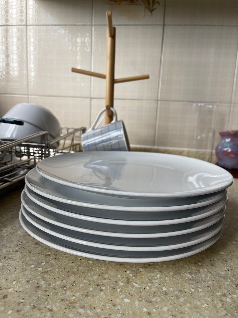 Ikea Dinner Plates (set of 6), Furniture & Home Living, Kitchenware ...