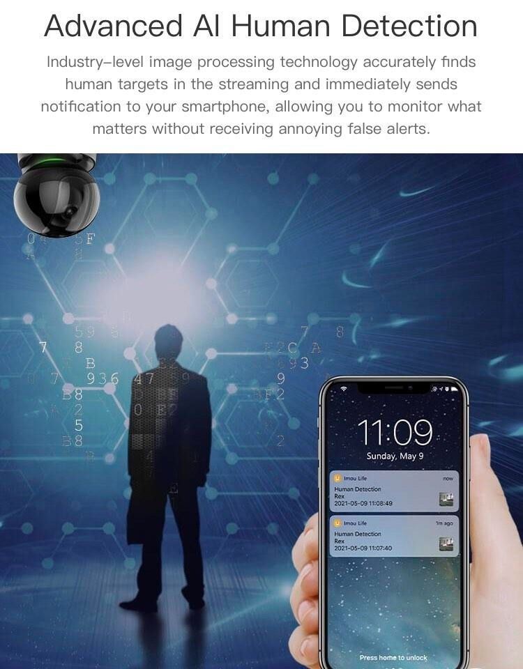 IMOU Rex Indoor Smart Security Camera (C0257), Furniture & Home Living ...