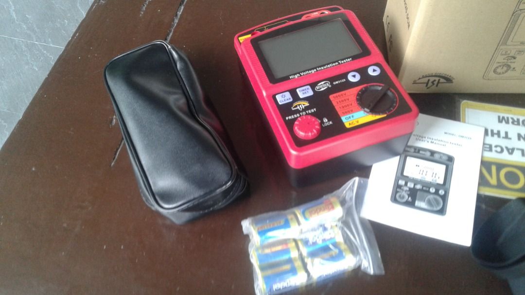Insulation Resistance Meter Tester Megger 5000V AC BGM-3125 on Carousell