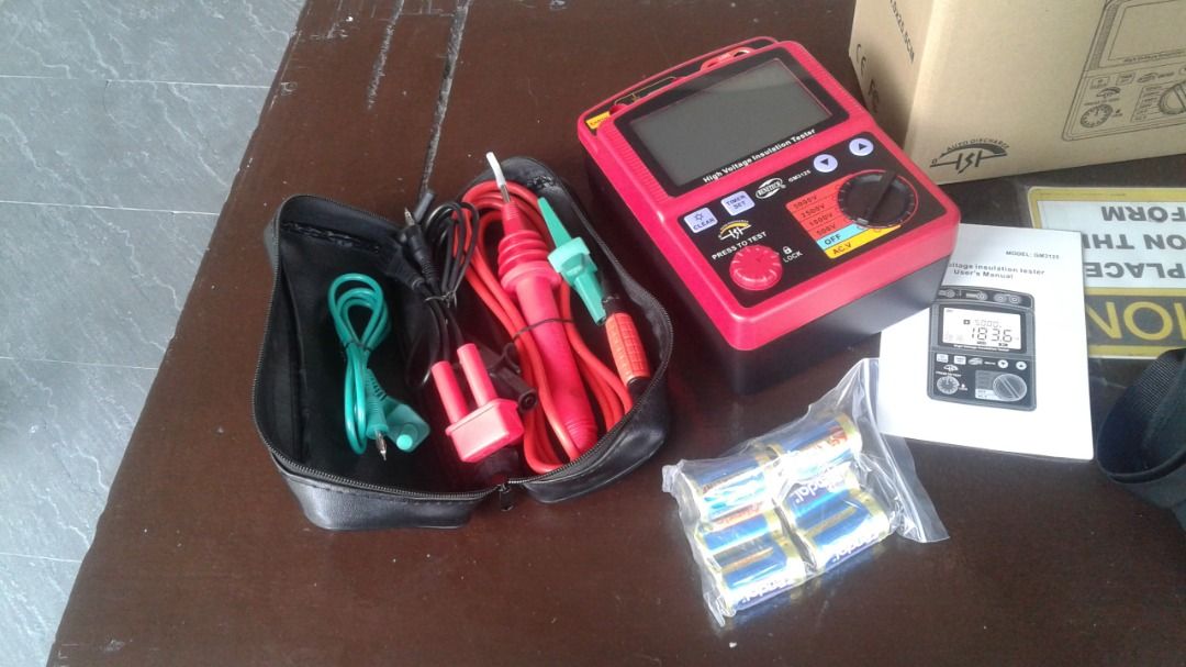 Insulation Resistance Meter Tester Megger 5000V AC BGM-3125 on Carousell