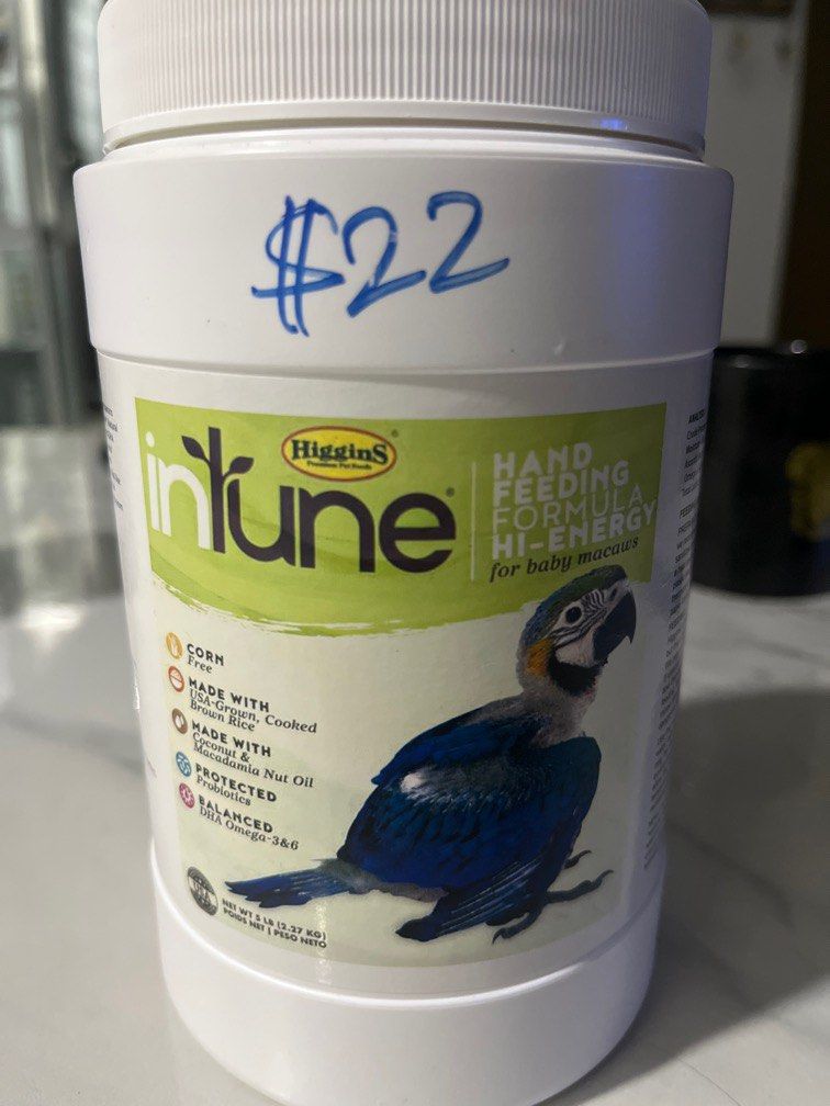 INTUNE Hand Feeding Formula for baby macaws, Pet Supplies, Pet Food on ...