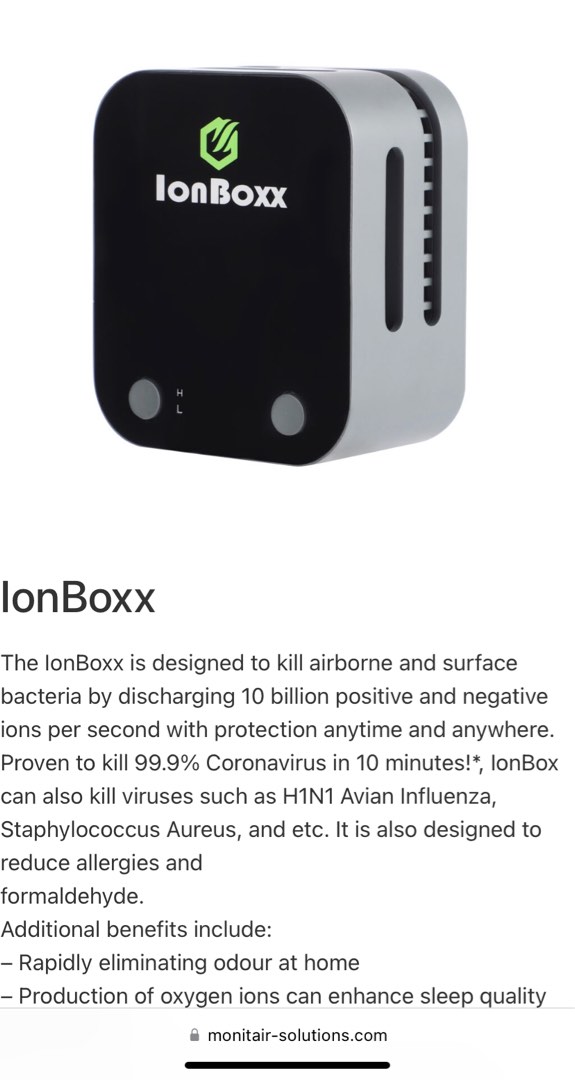 Ion Boxx, 傢俬＆家居, 家居香薰 - Carousell