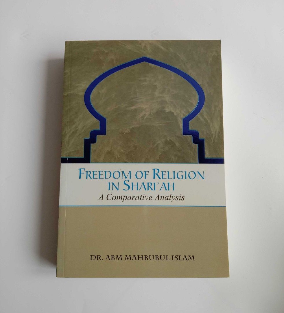 Islamic book (Freedom of Religion in Shari'ah), Hobbies & Toys, Books ...