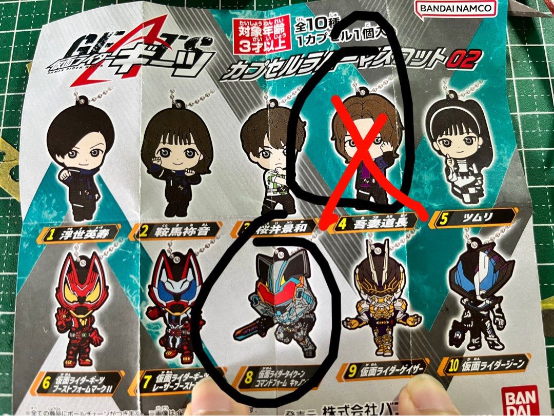Kamen Rider Geats gashapon keychain 02, Hobbies & Toys, Toys & Games on ...