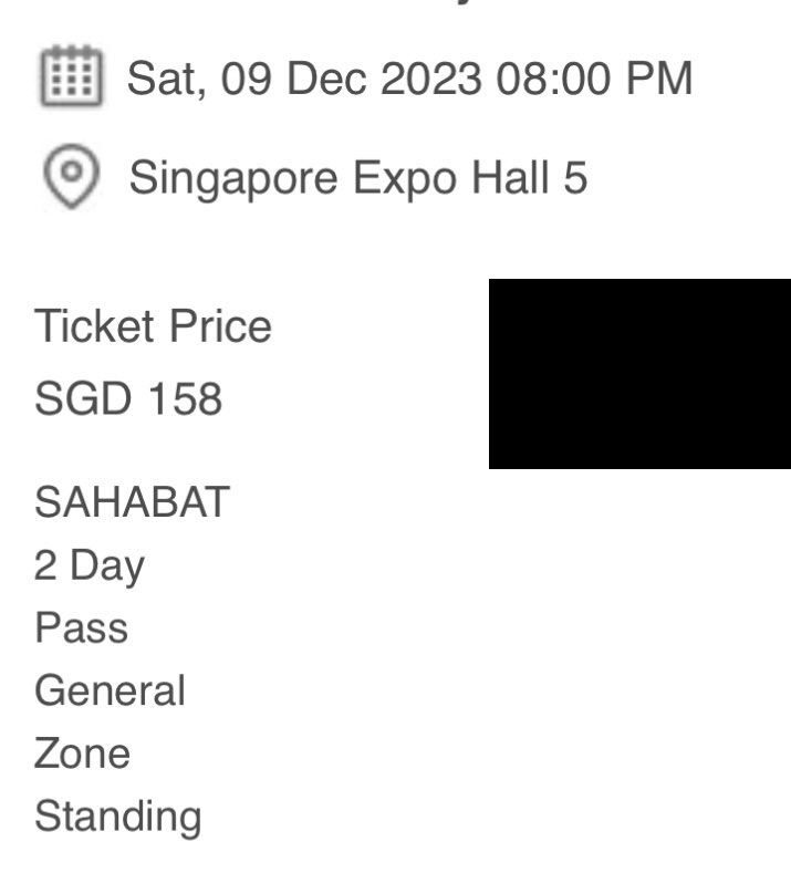 Konsert Galau 2 Day Pass by SAH Entertainment (PRIORITY PRIVILEGE ...