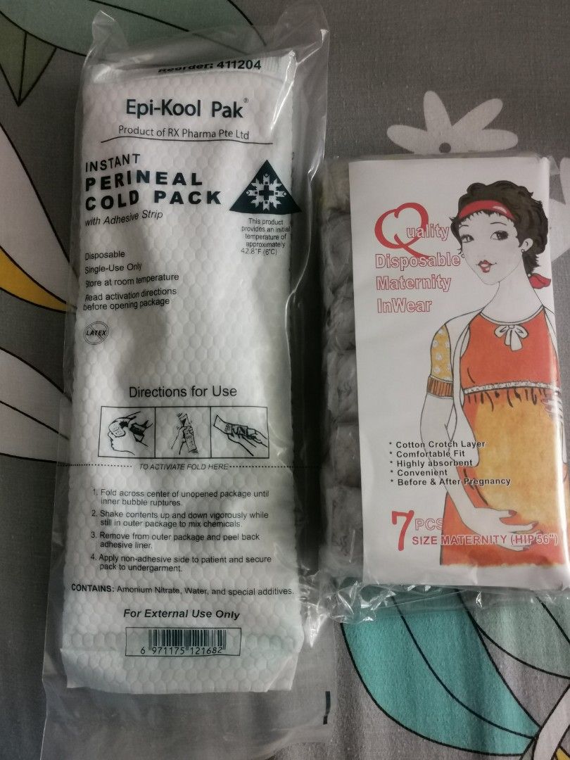 Kool pak with disposable panties, Beauty & Personal Care, Sanitary ...