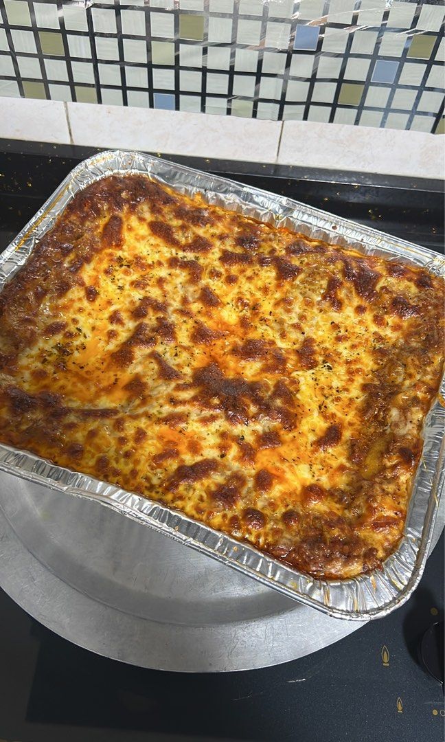 Lasagna (party food ) Halal, Food & Drinks, Homemade Bakes on Carousell