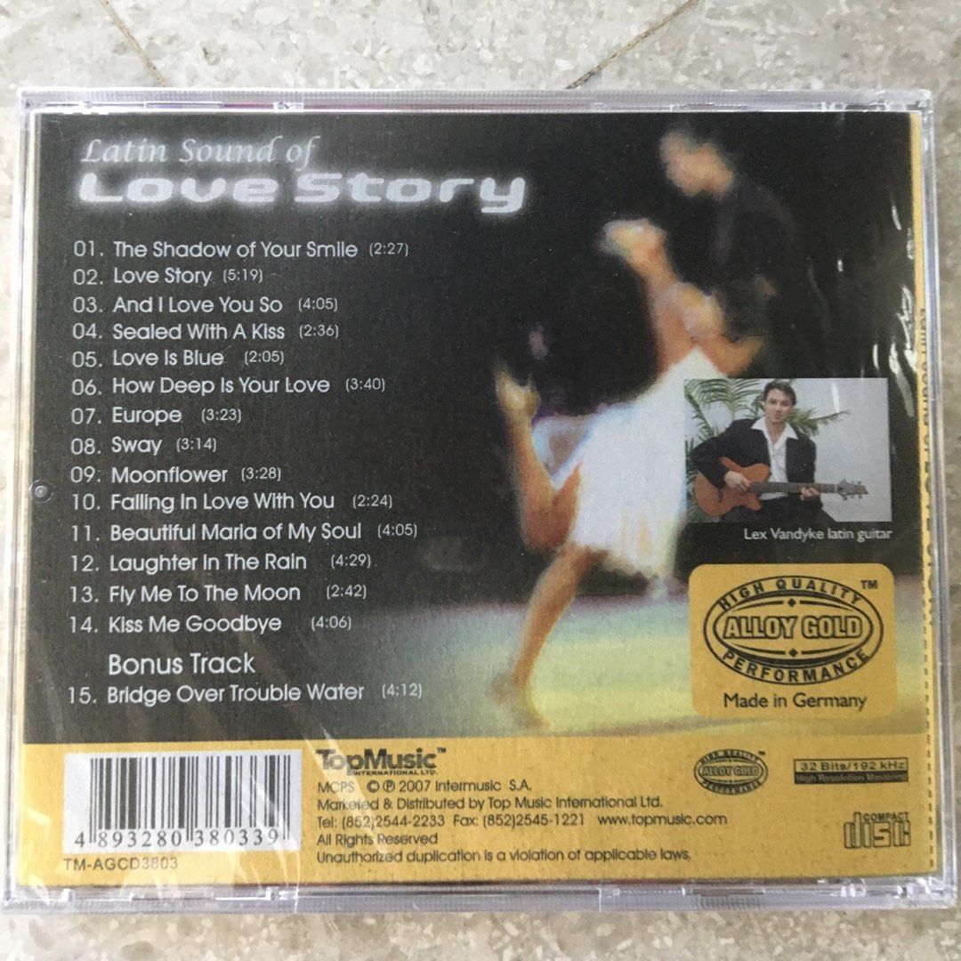 Latin Sound Of Love Story ( Top Music CD ), Hobbies & Toys, Music ...