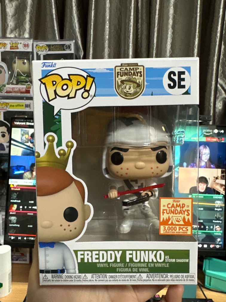 LE3000 Freddy Funko as Storm Shadow Funko Pop G.I. Joe, Hobbies & Toys ...