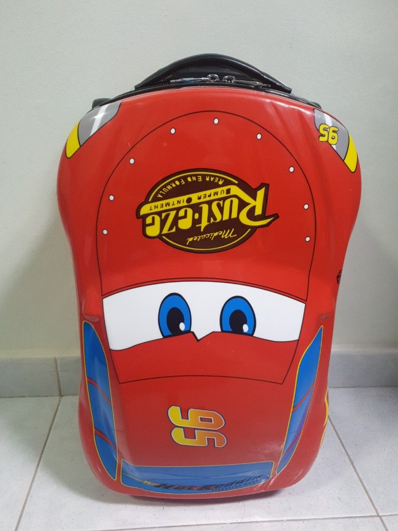 Lightning Mcqueen Luggage & Bag, Hobbies & Toys, Travel, Luggage on ...