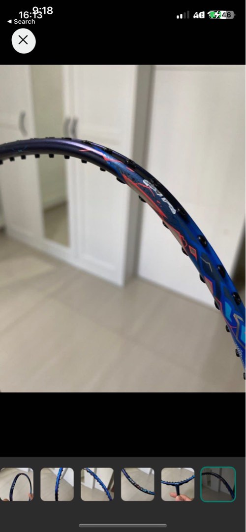 Lining axforce 90, Sports Equipment, Sports & Games, Racket & Ball ...