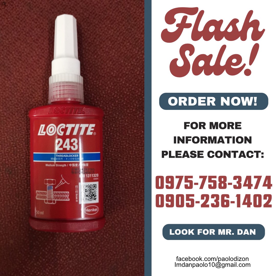 Loctite 243, Commercial & Industrial, Construction Tools & Equipment on ...