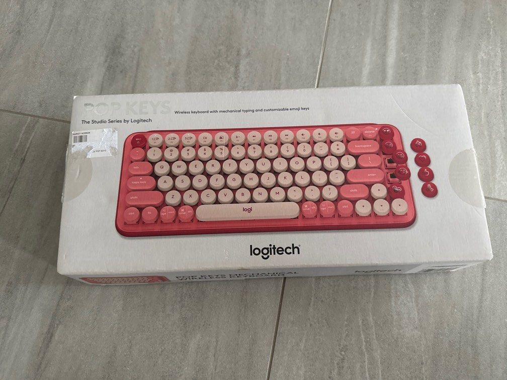 logitech pop keys pink, Computers & Tech, Parts & Accessories, Computer ...