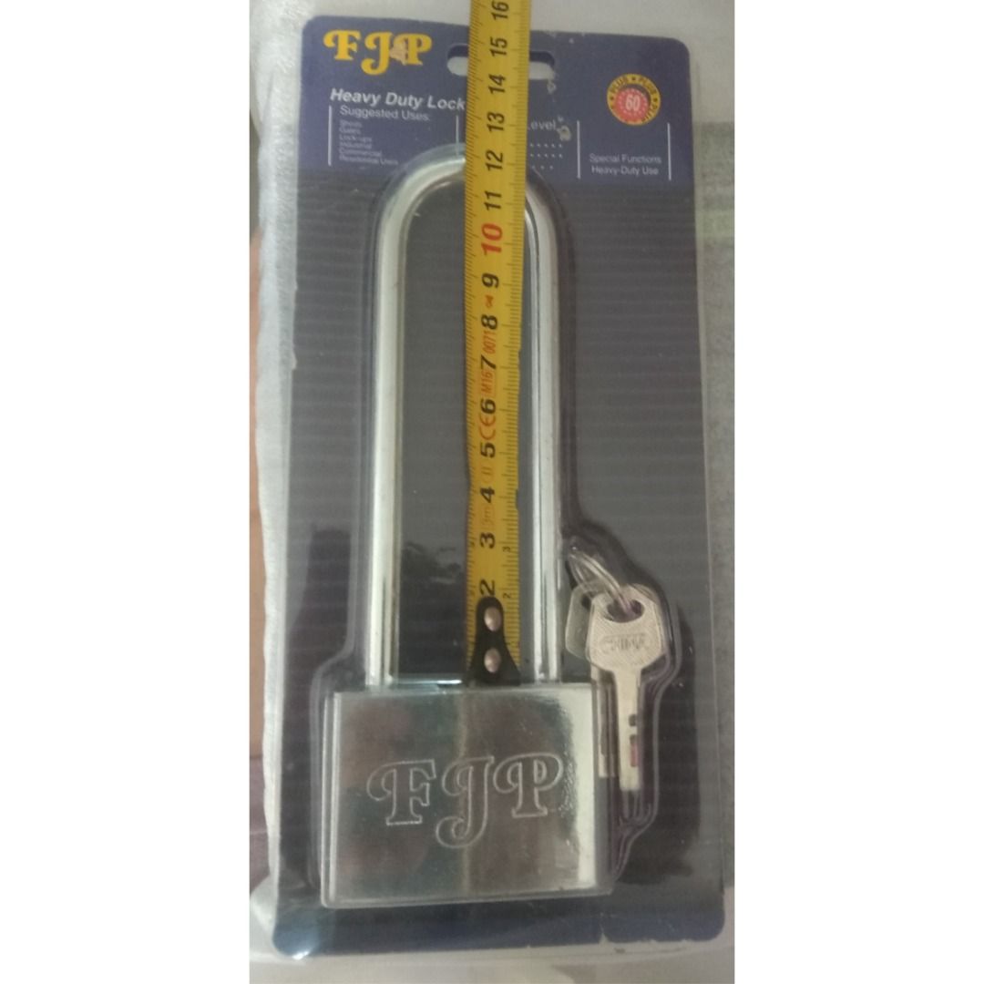 Long Shaft High Security Pad Lock, Furniture & Home Living, Security ...