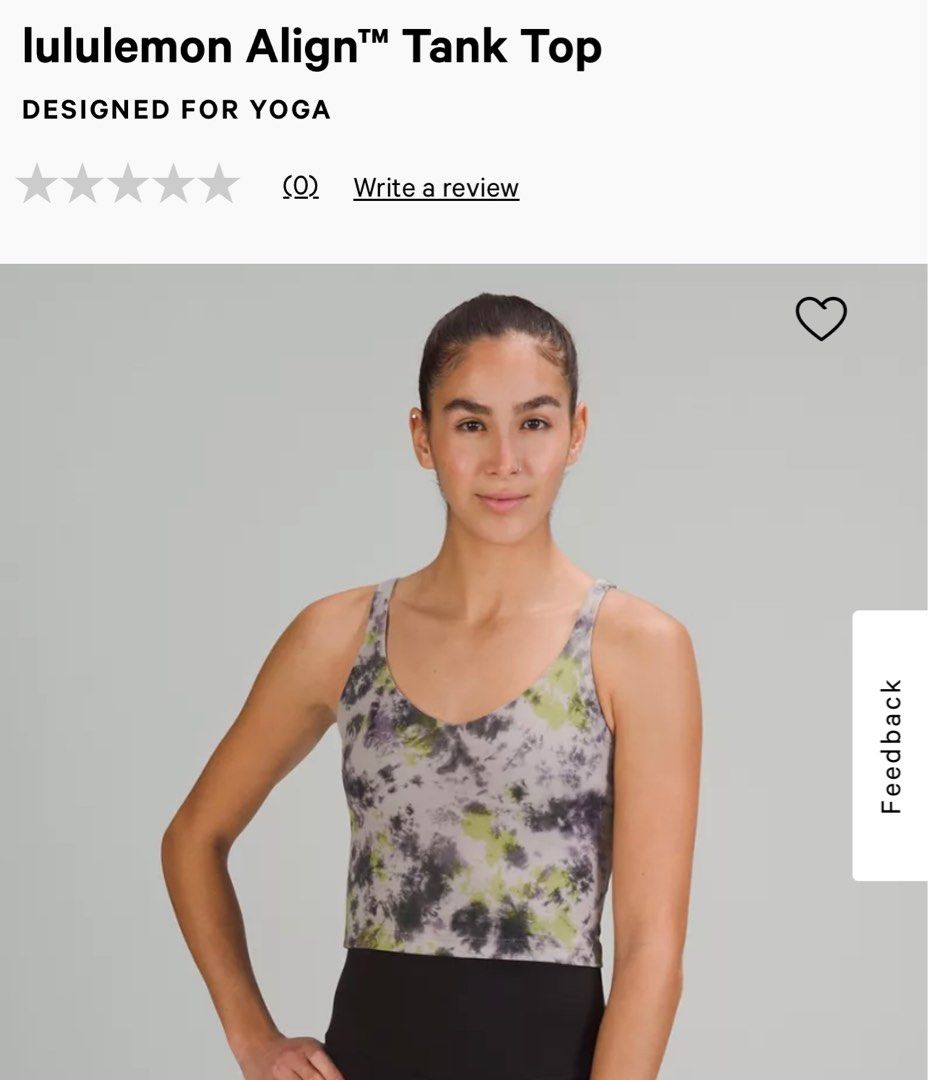 Lululemon Align Tank, Women's Fashion, Activewear on Carousell