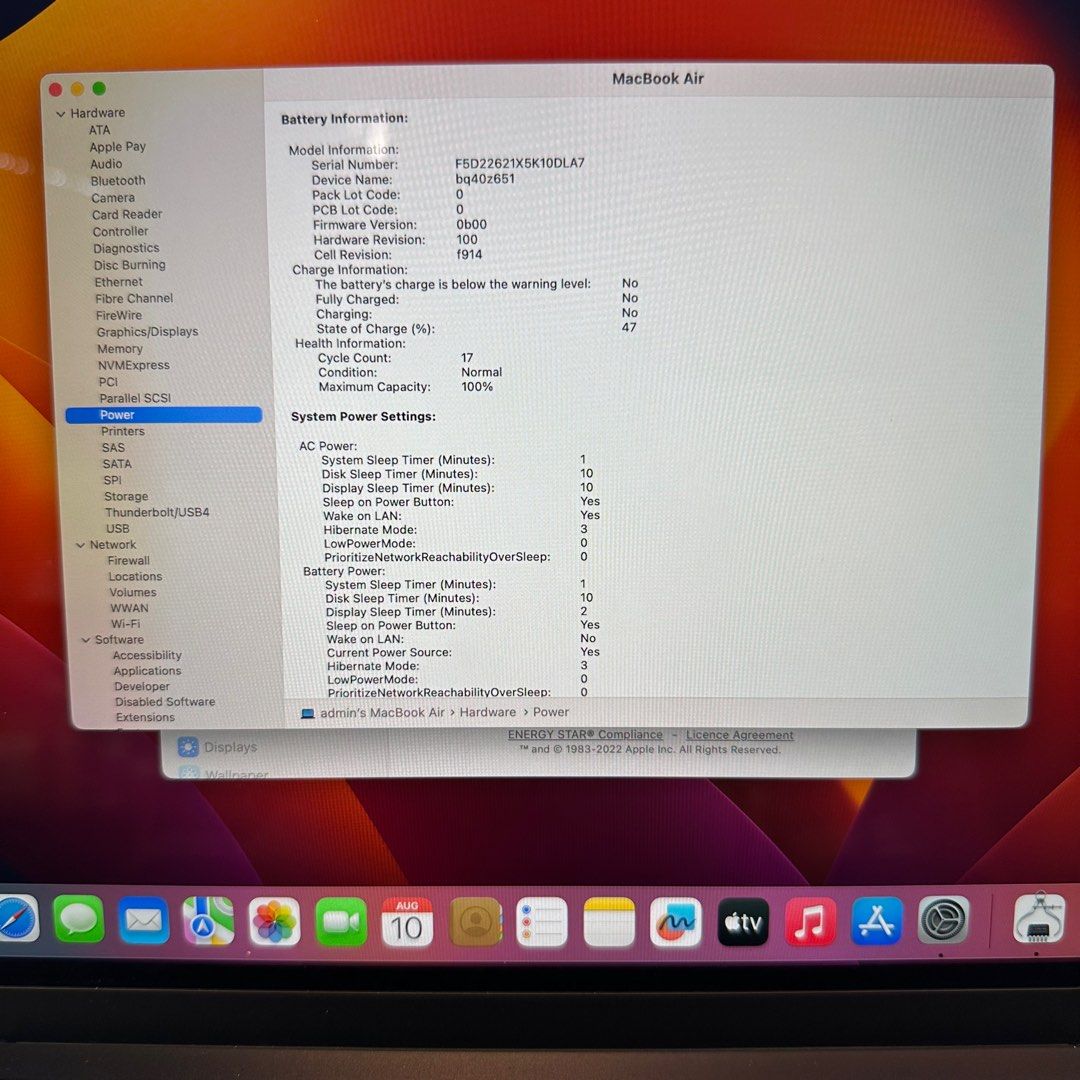 Macbook Air M2 256GB 8Core CPU 8Core GPU (Like New), Computers & Tech ...