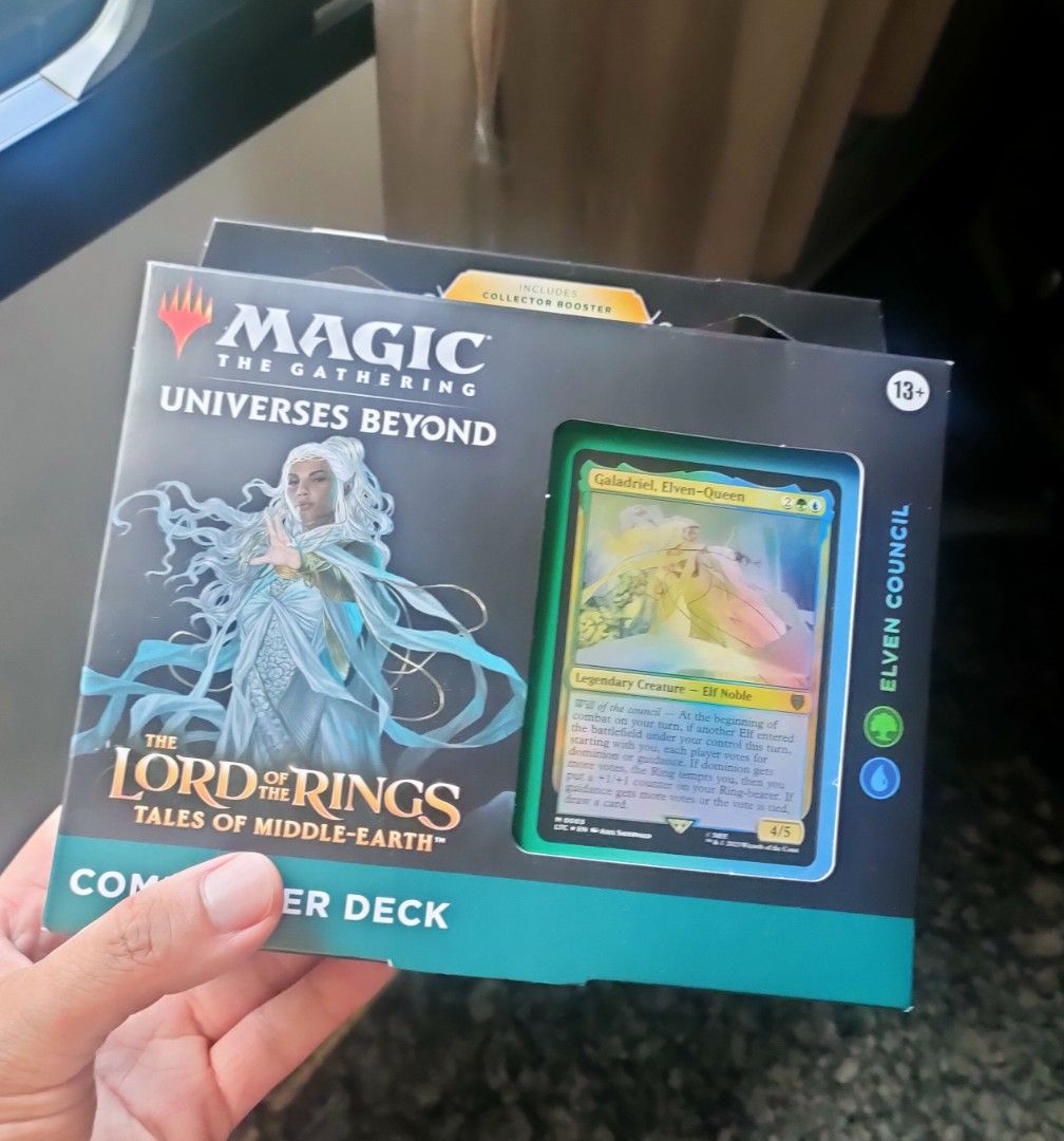 Magic the Gathering MTG Lord of the Rings Precon Elven Council, Hobbies ...