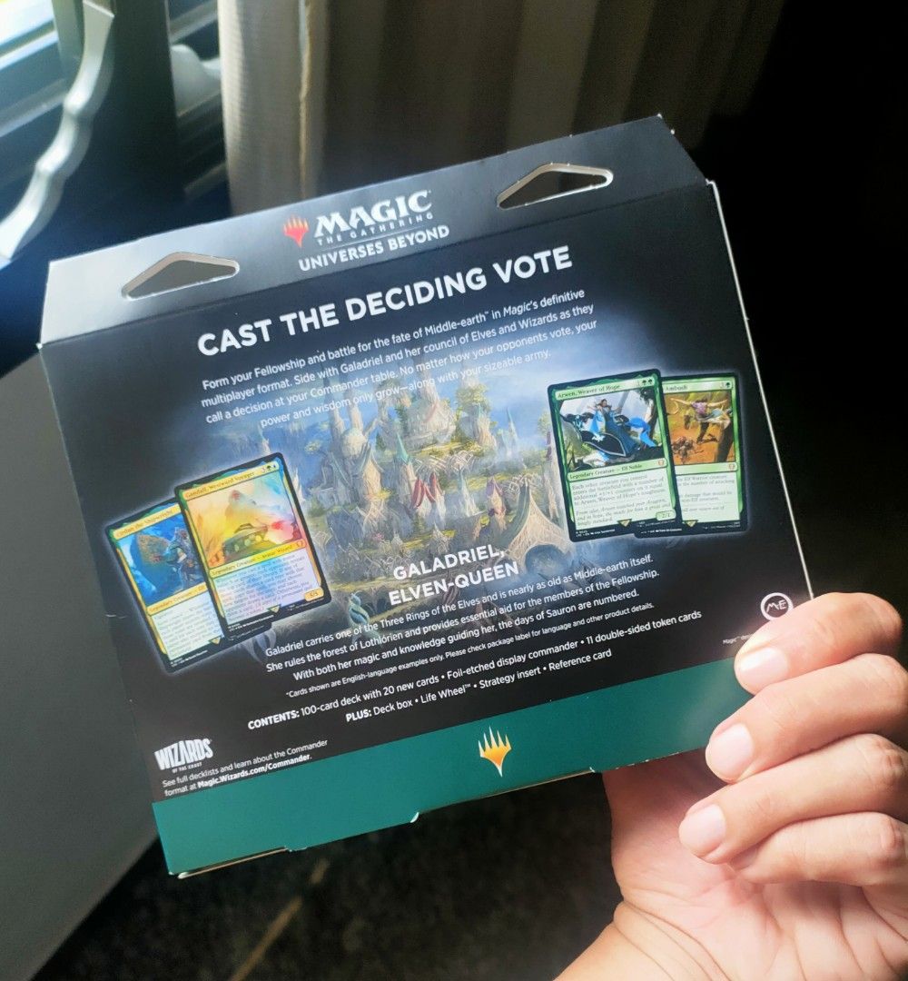 Magic the Gathering MTG Lord of the Rings Precon Elven Council, Hobbies ...