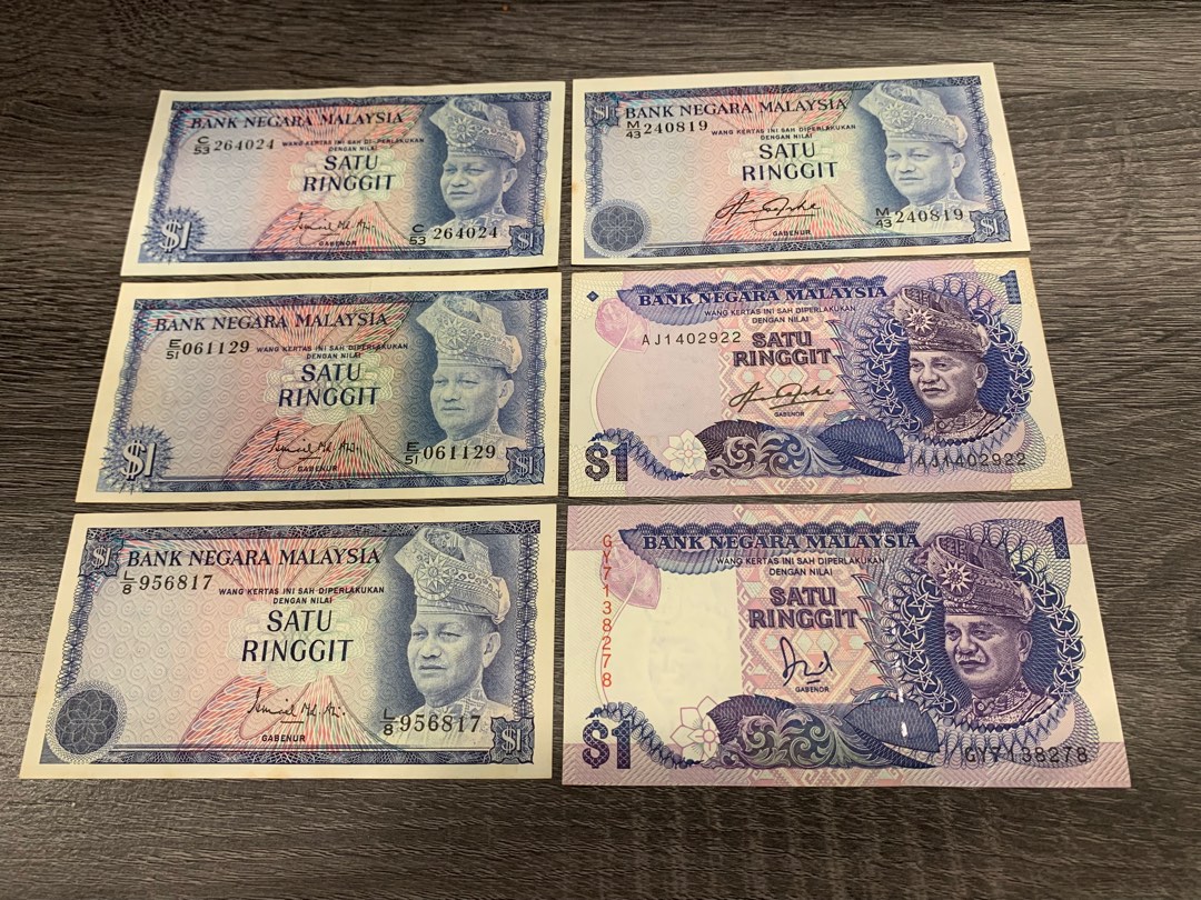 Malaysia 1-6 series satu ringgit, Hobbies & Toys, Memorabilia ...