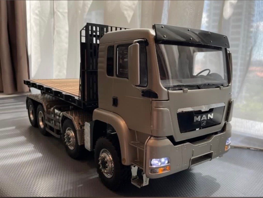 MAN TSG 1/14 RC Roll-on-Roll-Off Truck (Tamiya/LESU), Hobbies & Toys ...