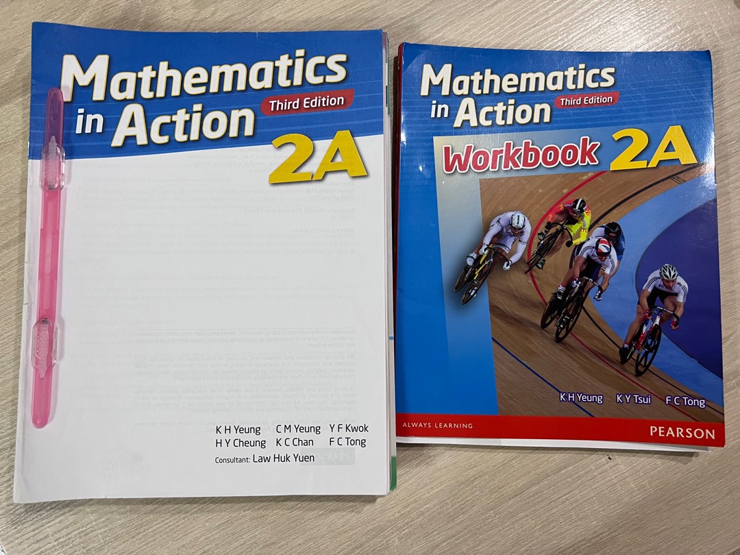 Mathematics in Action 3rd Ed. 2A and 2B with Workbook, 興趣及遊戲, 書本 & 文具 ...