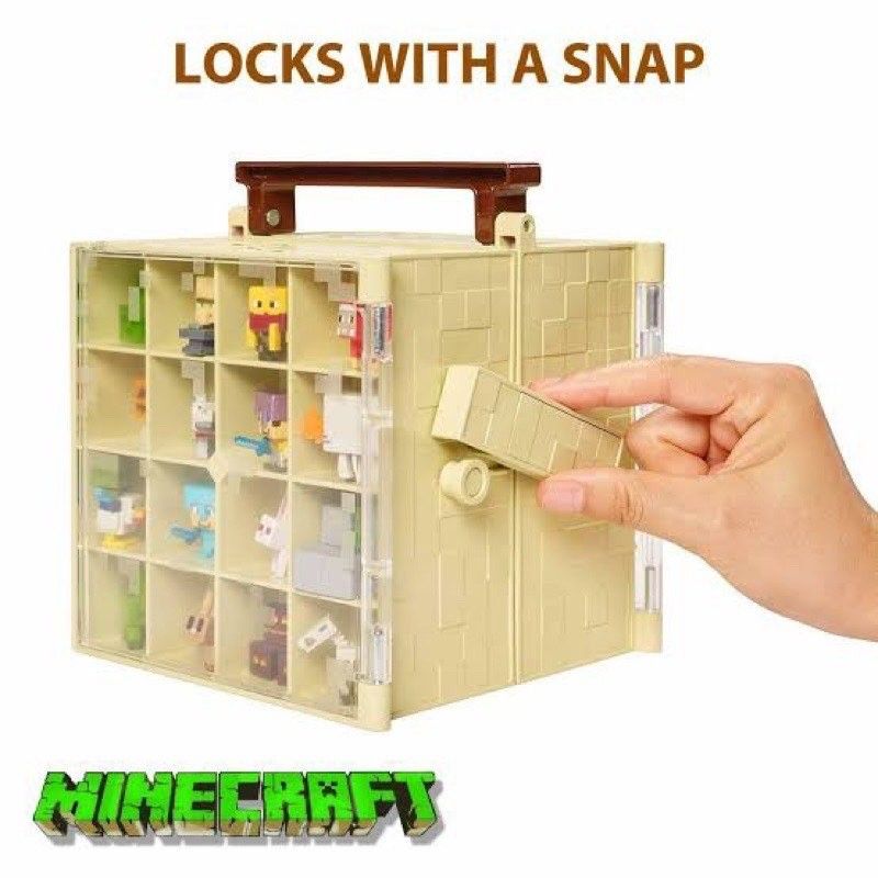 Mattel Minecraft Mini-figure Desert Biome Collector Case, Hobbies ...