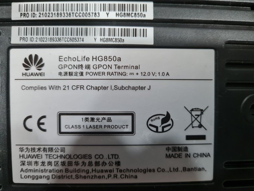 Maxis Tm Router Modem Wifi Aminia Ma 131 Ac1200 Huawei Hg850a Computers And Tech Office