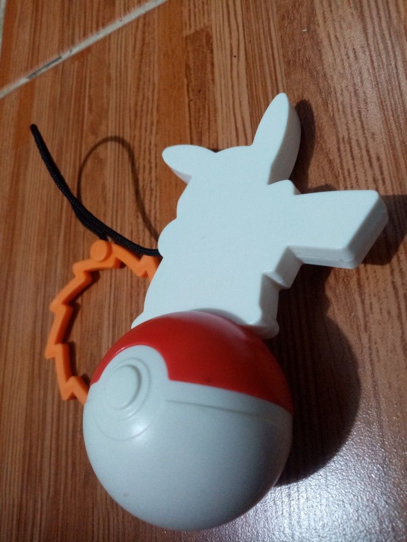 Mcdonald's happy meal toy 2019 PIKACHU POKEBALL CATCH on Carousell