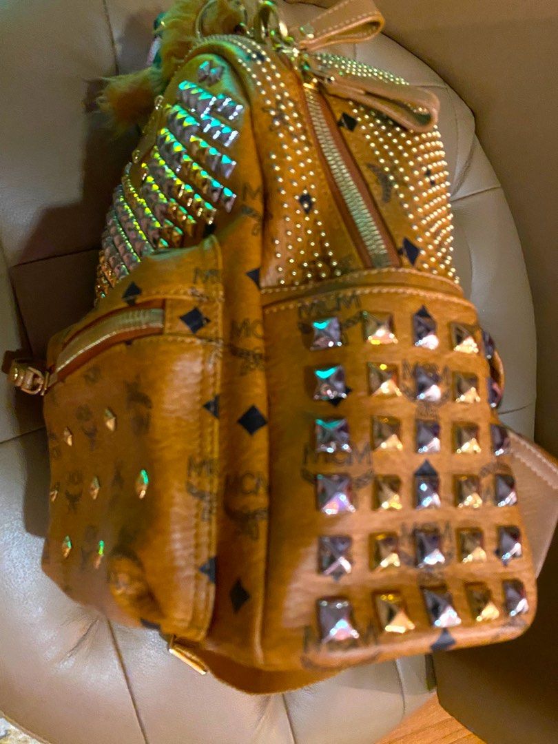 MCM Limited edition backpack, Luxury, Bags & Wallets on Carousell