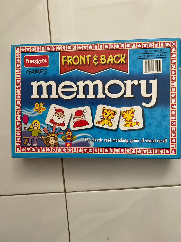 Memory game, Hobbies & Toys, Toys & Games on Carousell