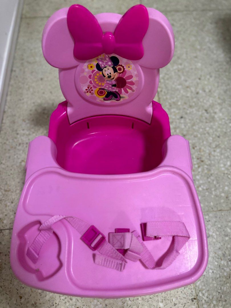 Minnie Mouse Meal Time Booster Chair, Babies & Kids, Baby Nursery ...