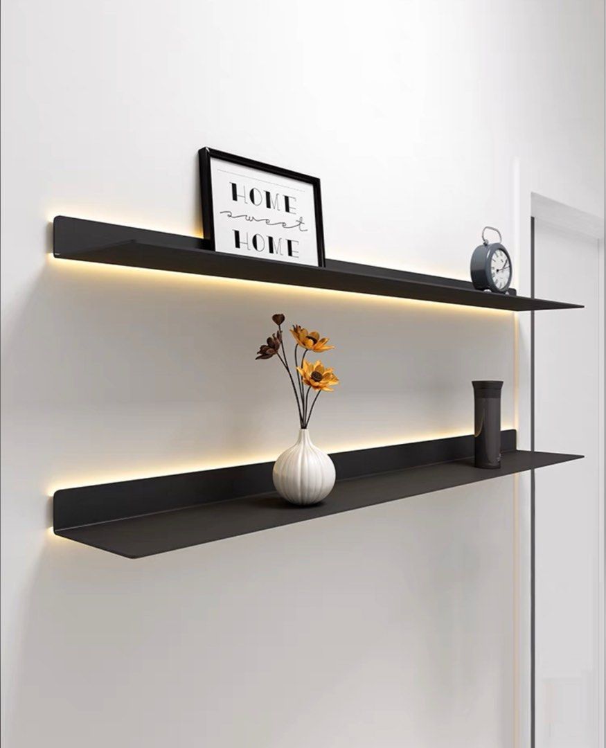 MISONS Modern LED Wall Shelf, Furniture & Home Living, Furniture ...