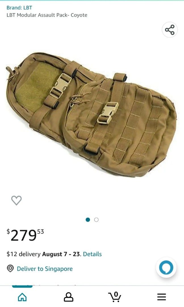 Modular Assault Pack (MAP) - USMC Coyote Brown Tactical US Army ...