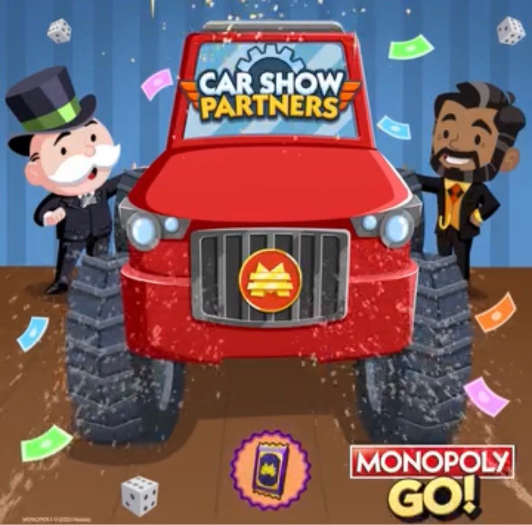 Monopoly Go Car Show Partners, Hobbies & Toys, Toys & Games on Carousell