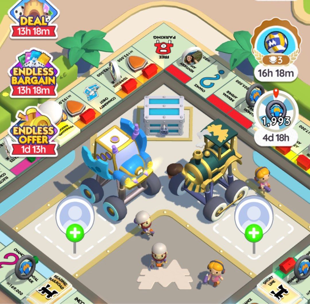 Monopoly go carpool event, Video Gaming, Video Games, Others on Carousell