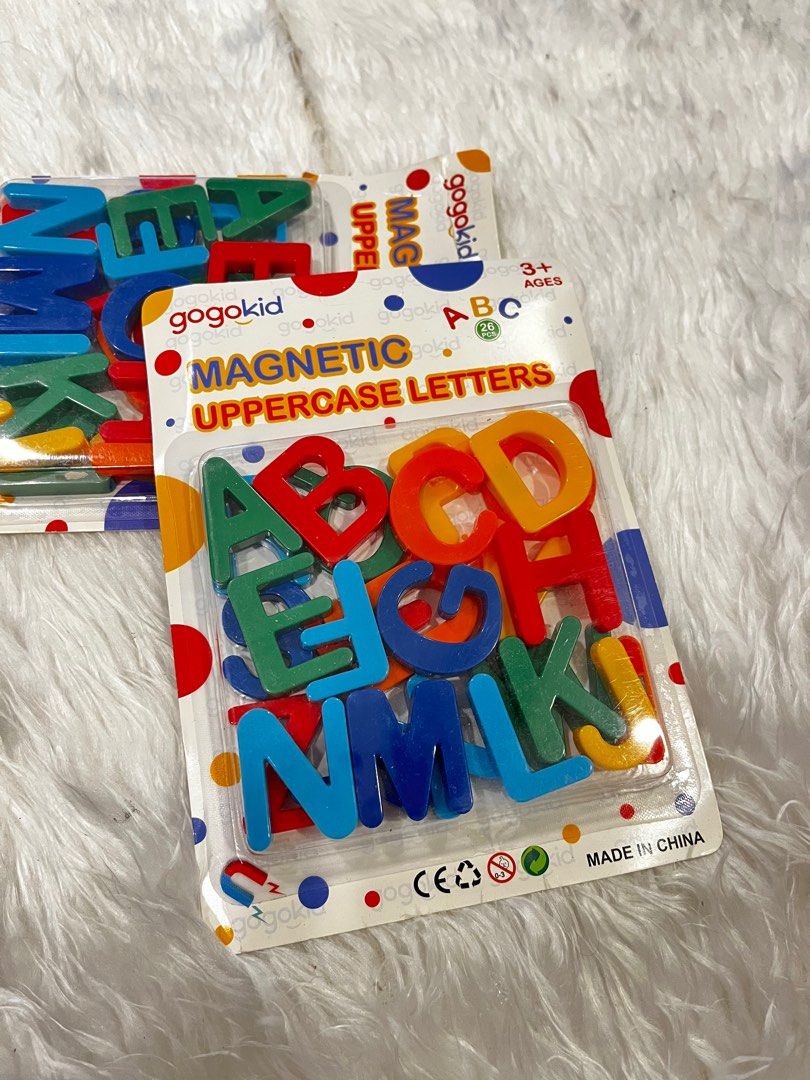 Multicolor Magnet Alphabets Letter, Hobbies & Toys, Toys & Games on ...