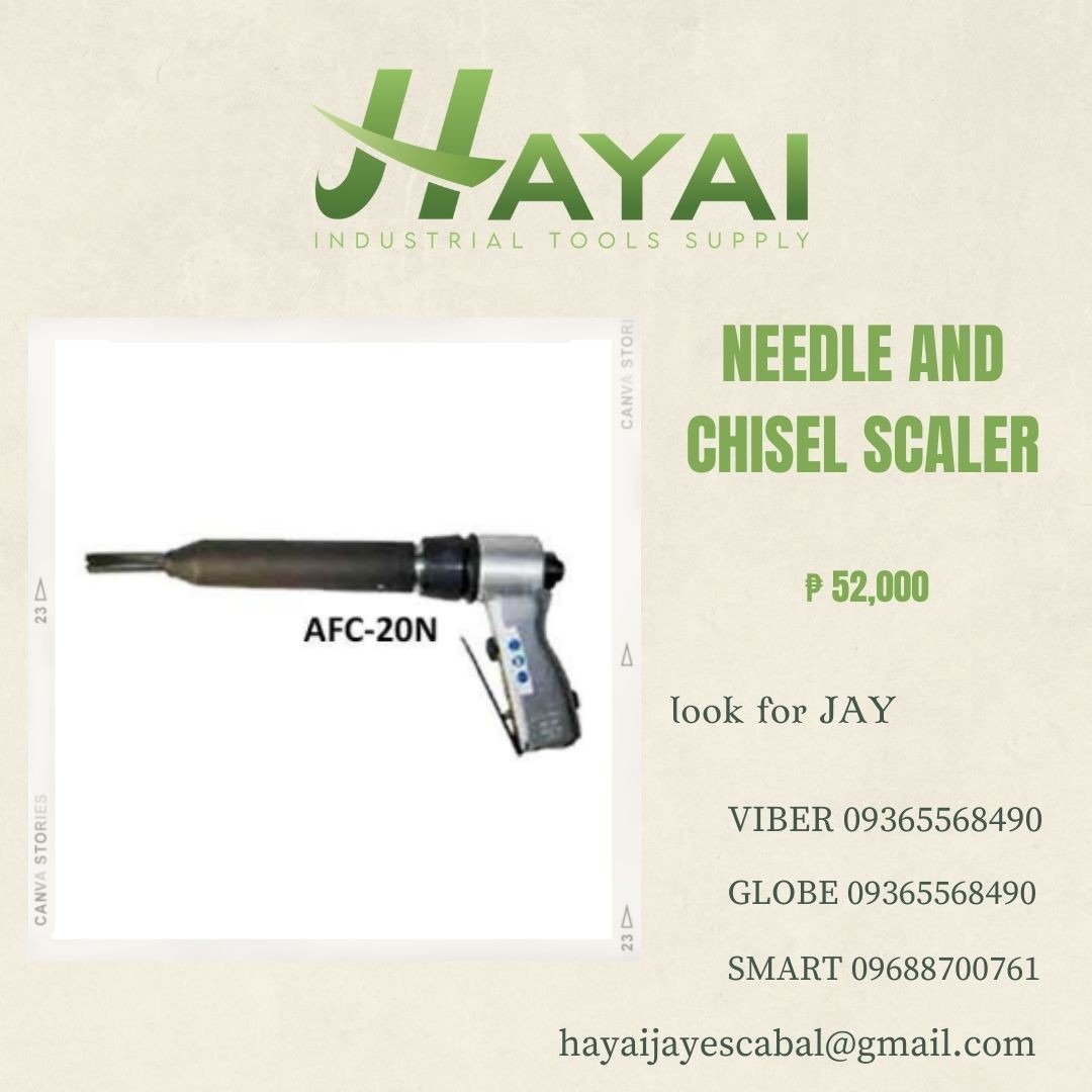 NEEDLE AND CHISEL SCALER, Commercial & Industrial, Construction Tools ...