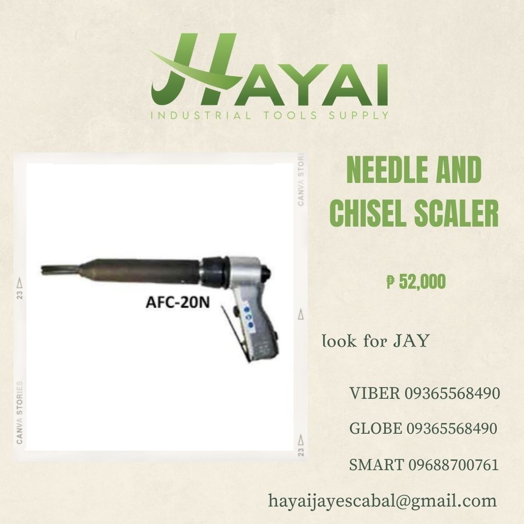 NEEDLE AND CHISEL SCALER, Commercial & Industrial, Construction Tools ...
