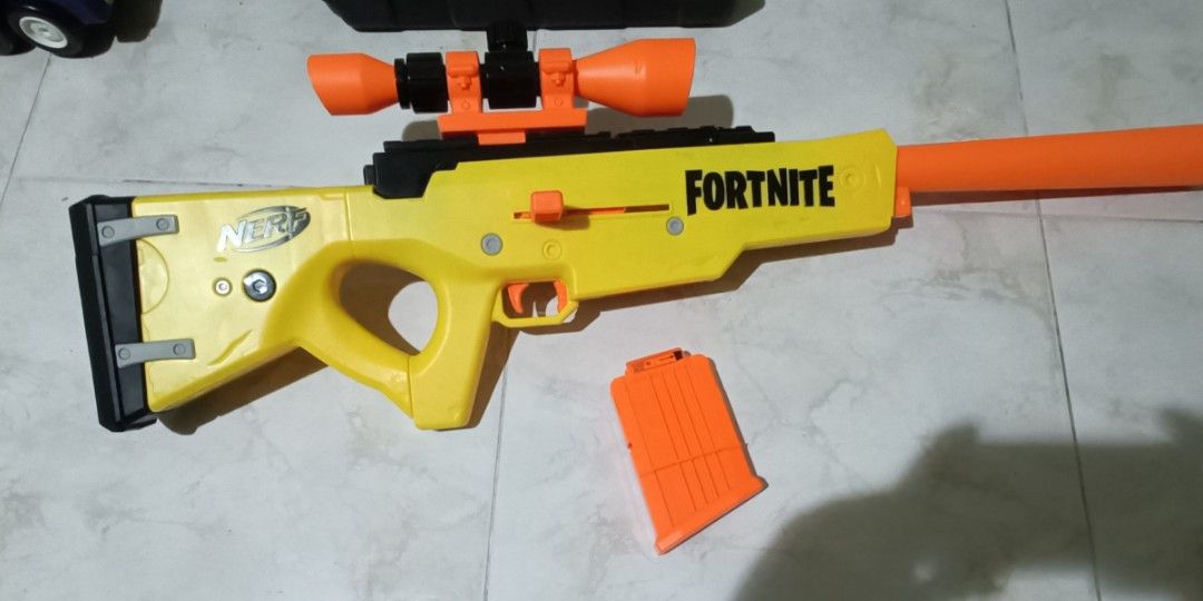 Nerf Fornite Sniper Rifle, Hobbies & Toys, Toys & Games on Carousell